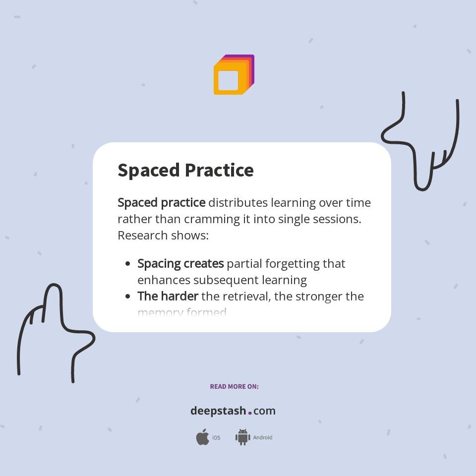 Spaced Practice - Deepstash