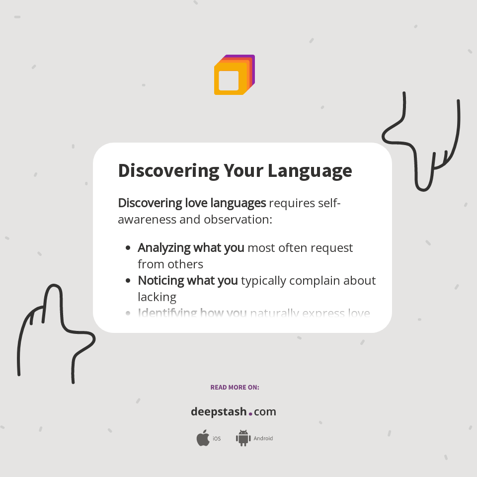 Discovering Your Language - Deepstash