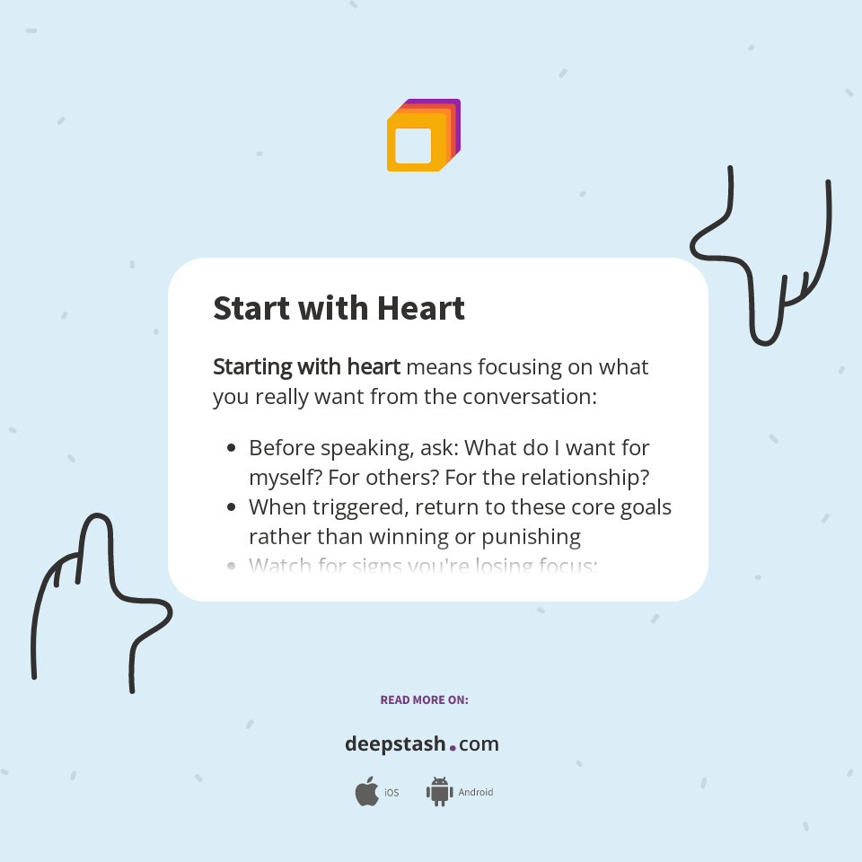 Start with Heart - Deepstash