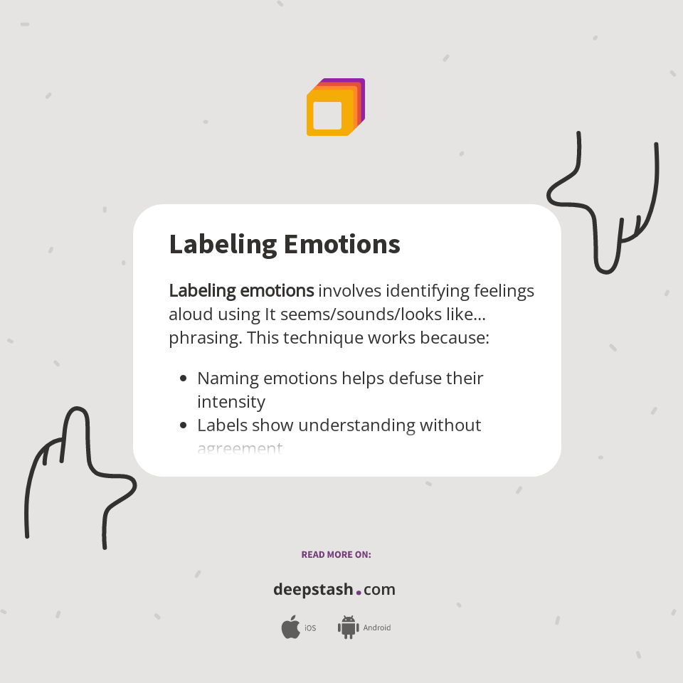 Labeling Emotions - Deepstash