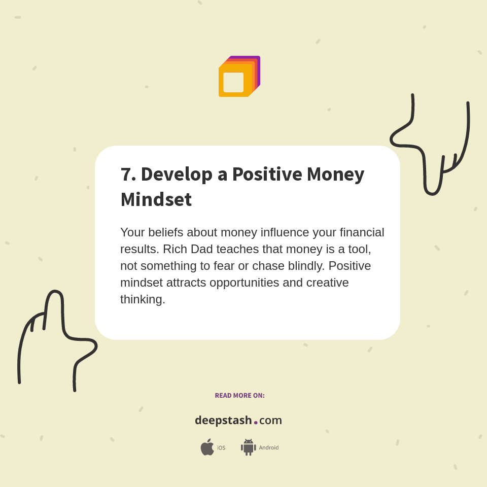 7. Develop a Positive Money Mindset - Deepstash