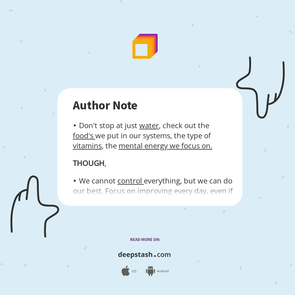 Author Note - Deepstash