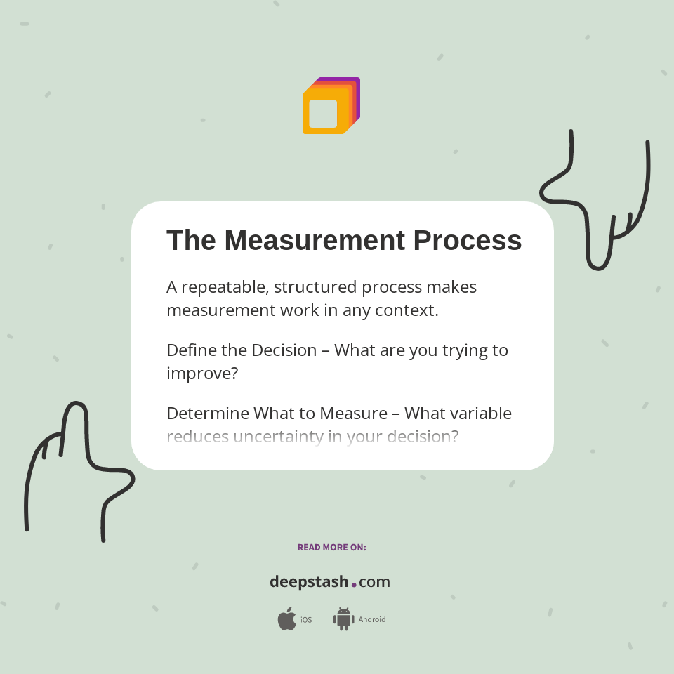 The Measurement Process - Deepstash
