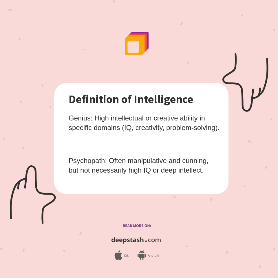 Definition of Intelligence - Deepstash