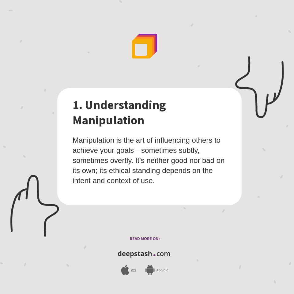 1. Understanding Manipulation - Deepstash