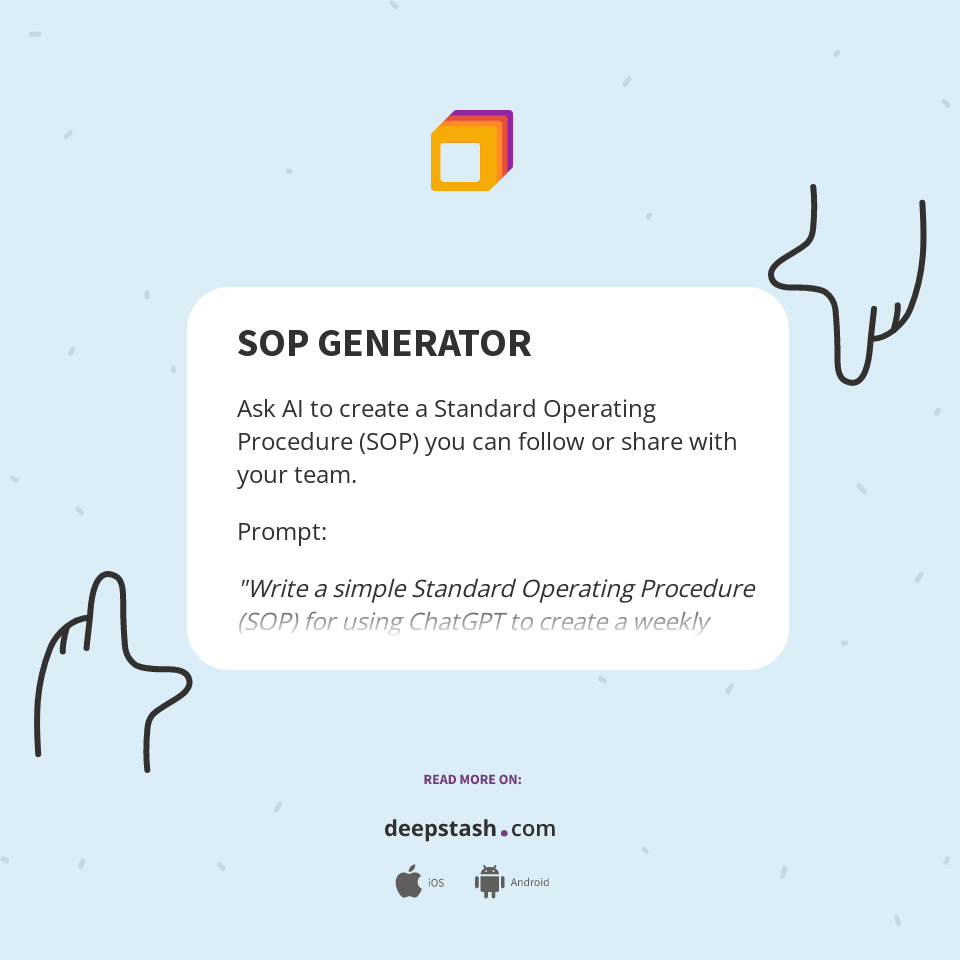 SOP GENERATOR - Deepstash
