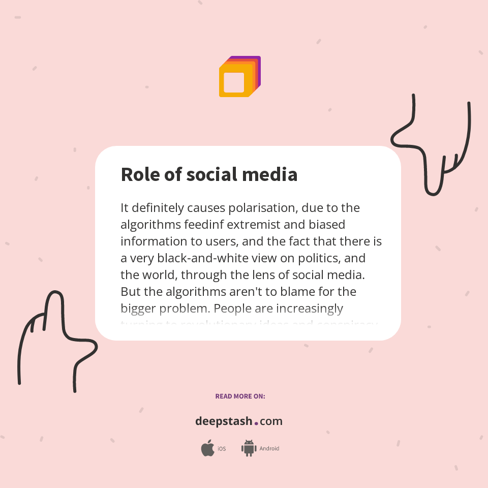 Role of social media - Deepstash