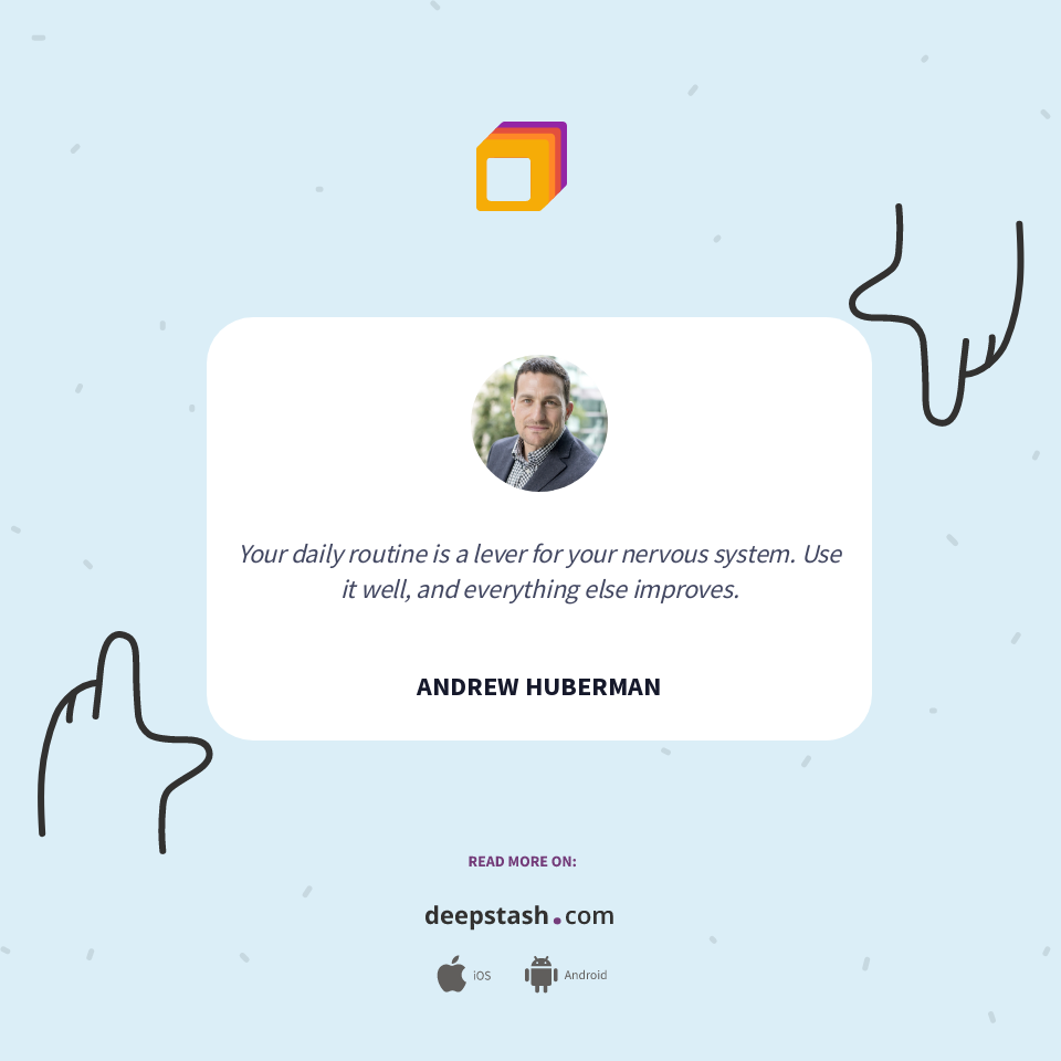 Quote by ANDREW HUBERMAN - Deepstash