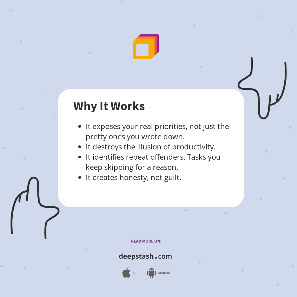 Why It Works - Deepstash