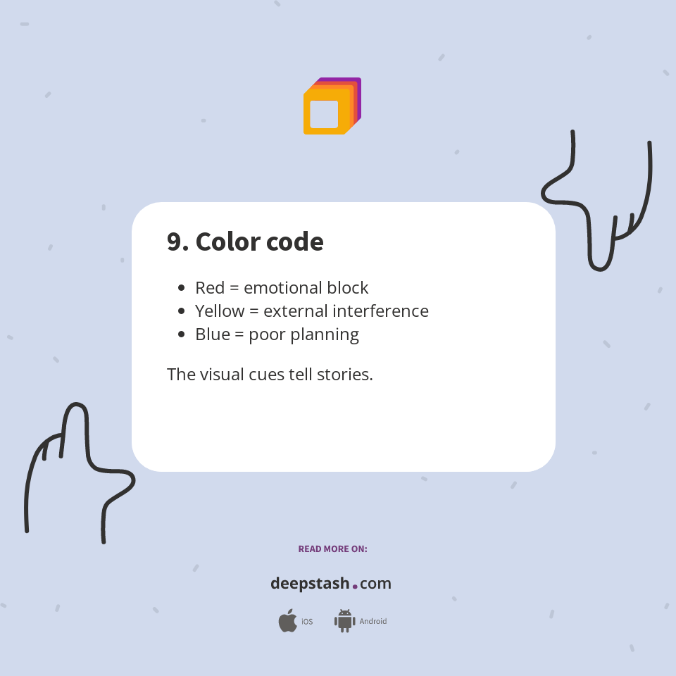 9. Color code - Deepstash
