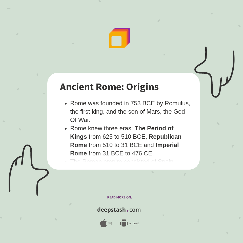 Ancient Rome: Origins - Deepstash