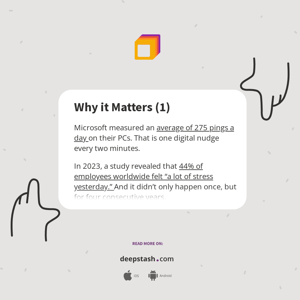 Why it Matters (1) - Deepstash