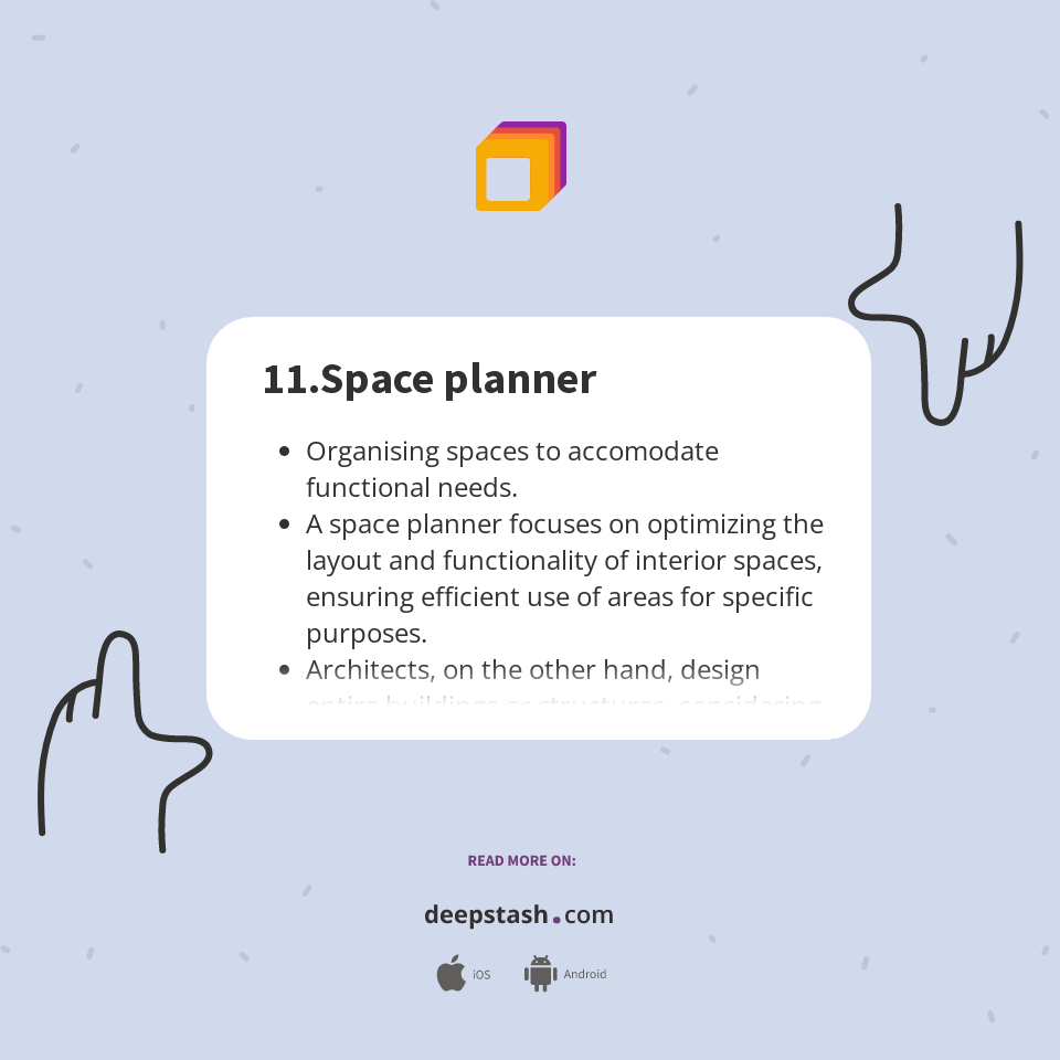 11.Space planner - Deepstash