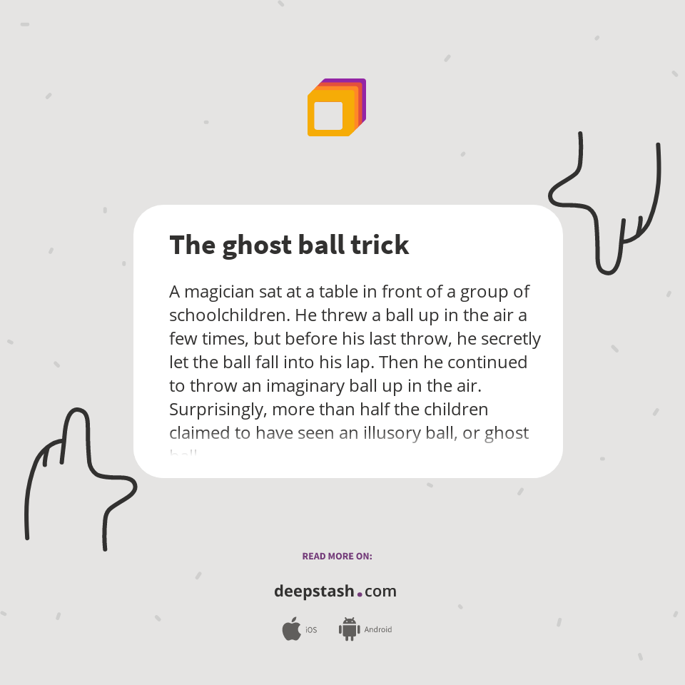 The ghost ball trick - Deepstash