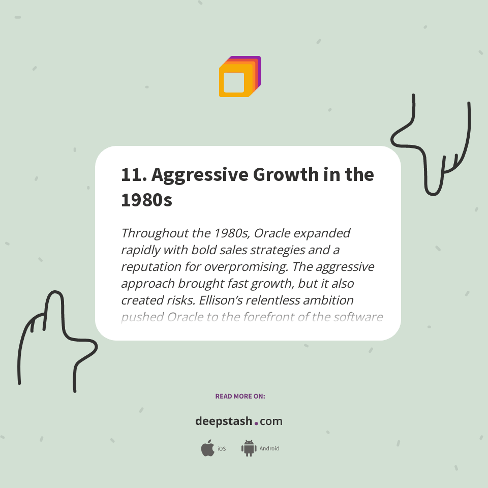 11. Aggressive Growth in the 1980s - Deepstash
