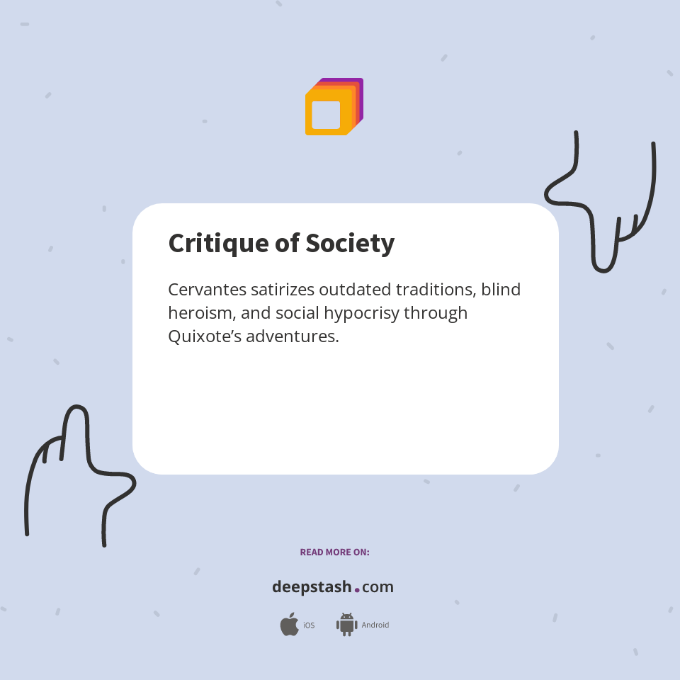 Critique of Society - Deepstash