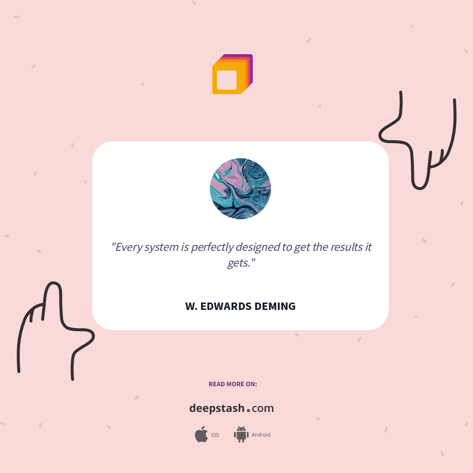 Quote by W. EDWARDS DEMING - Deepstash