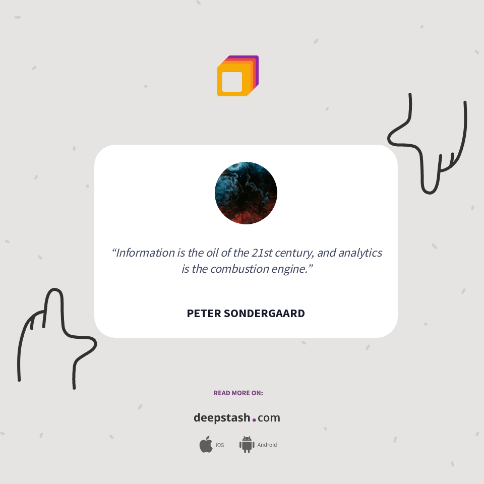 Quote by PETER SONDERGAARD - Deepstash