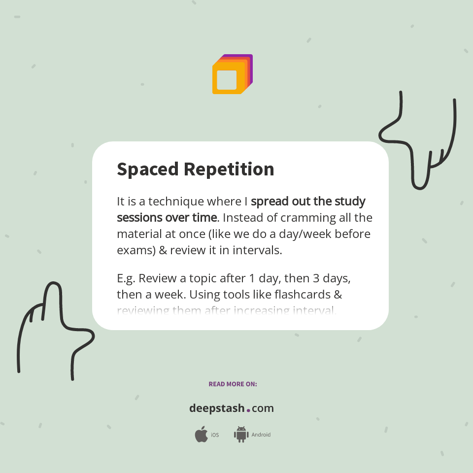 Spaced Repetition - Deepstash