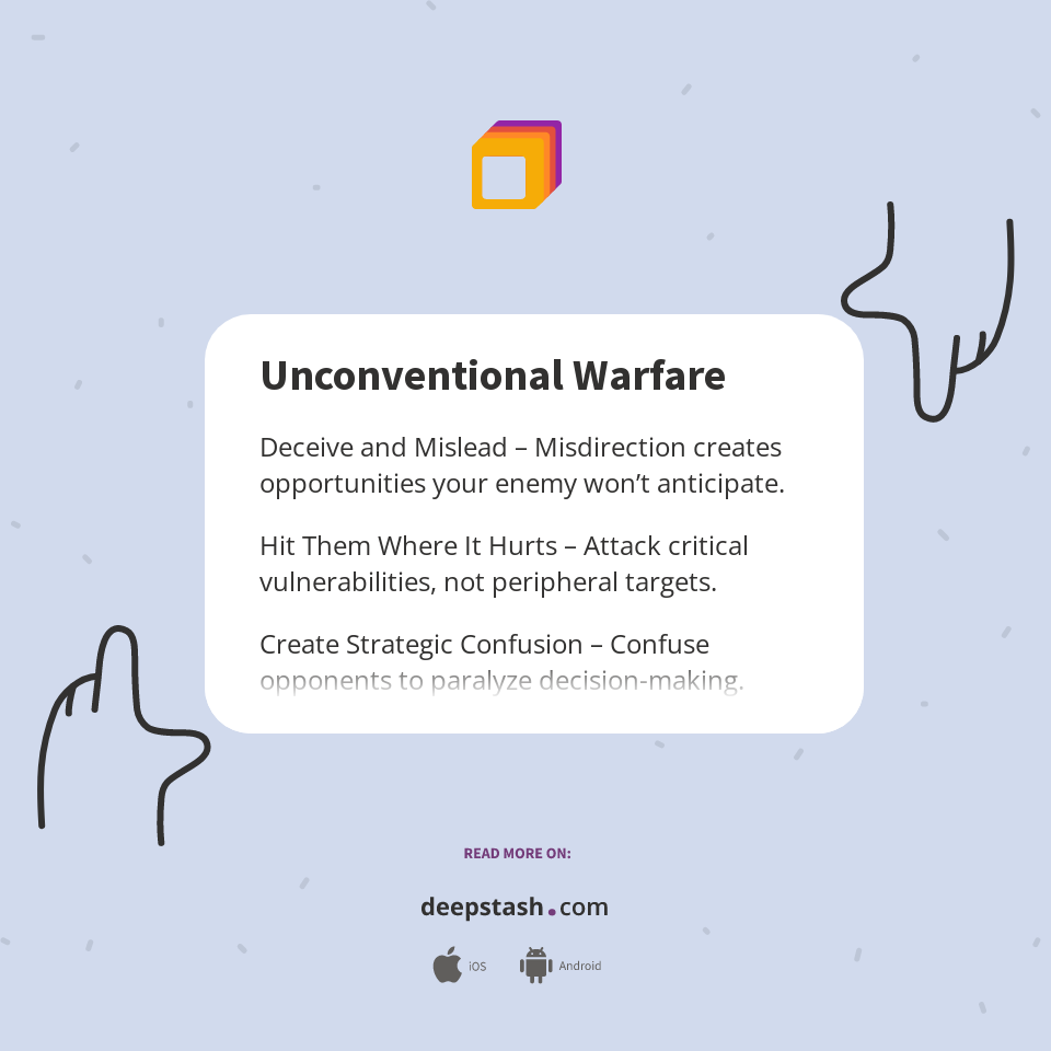 Unconventional Warfare - Deepstash