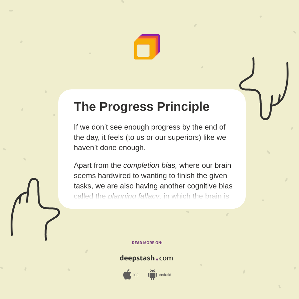 The Progress Principle - Deepstash