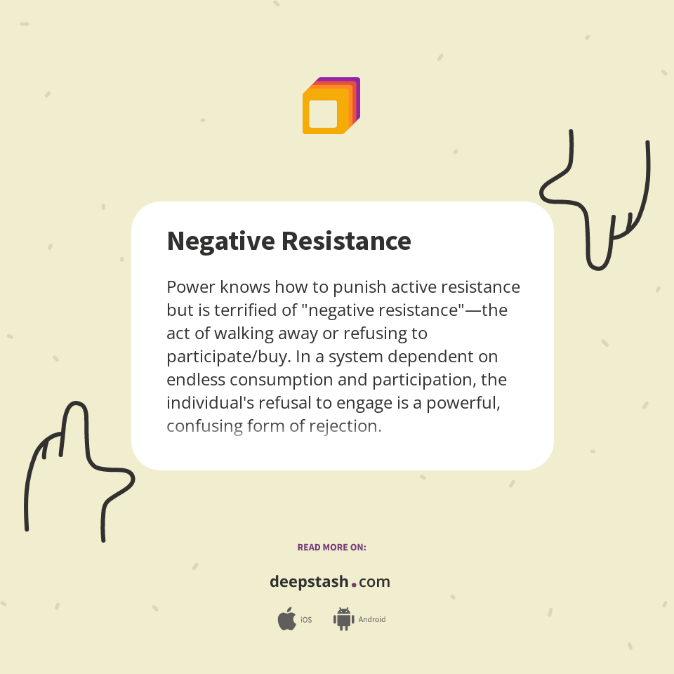 Negative Resistance - Deepstash