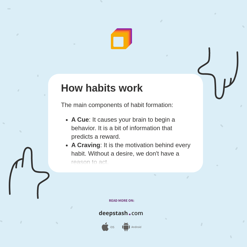 How habits work - Deepstash