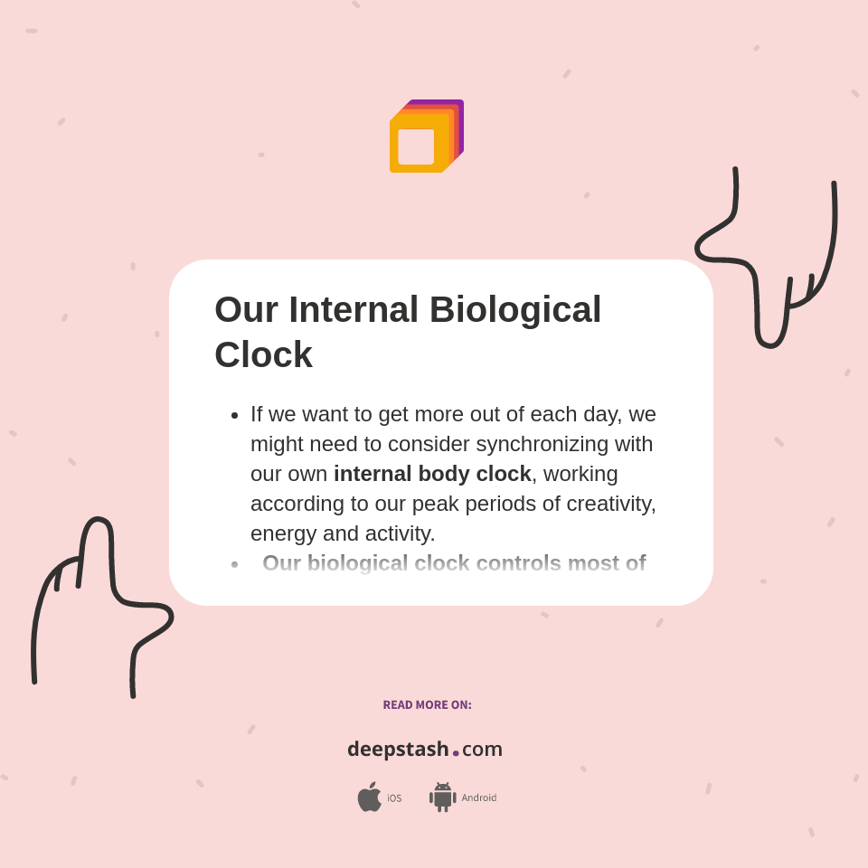 Our Internal Biological Clock - Deepstash