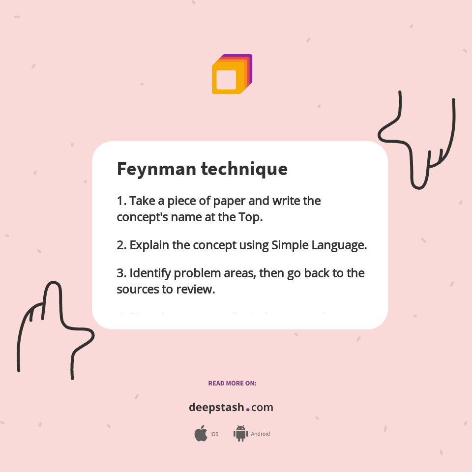 Feynman technique - Deepstash