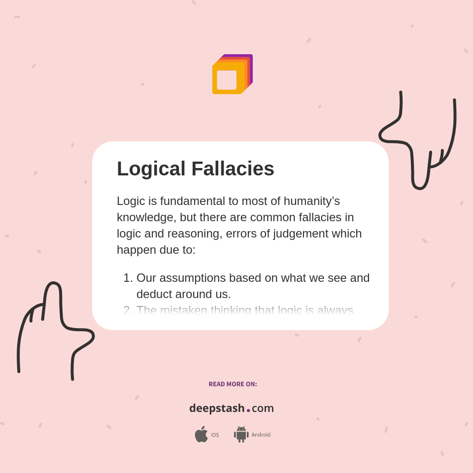Logical Fallacies - Deepstash