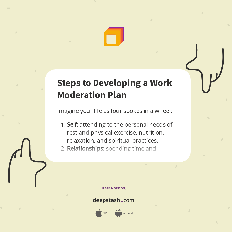 Steps to Developing a Work Moderation Plan - Deepstash