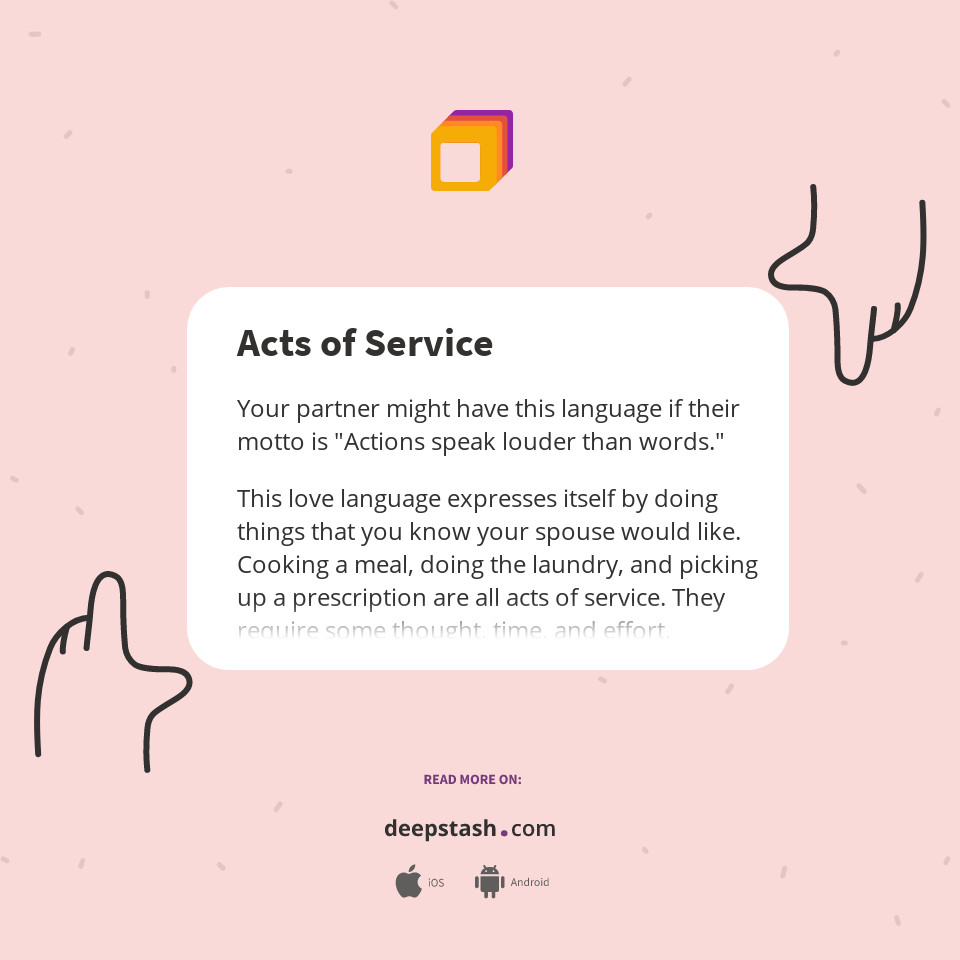 Acts of Service - Deepstash