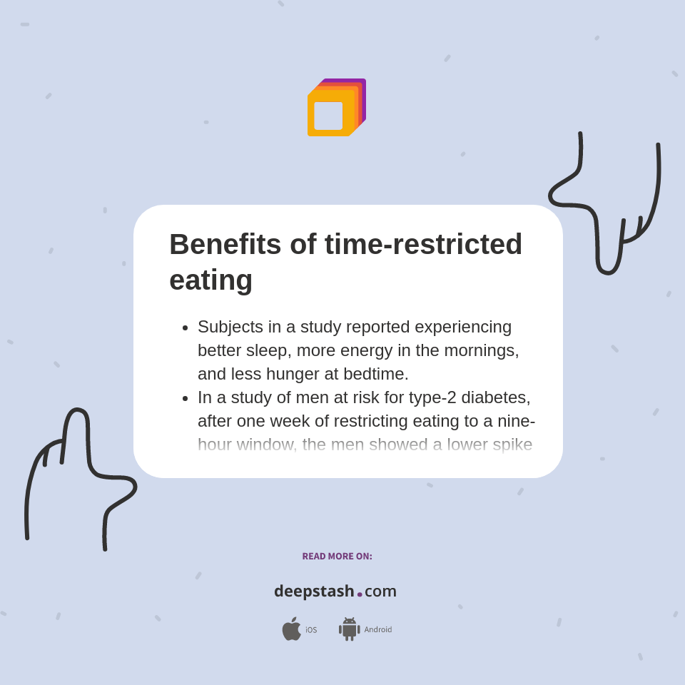 Benefits of time-restricted eating - Deepstash