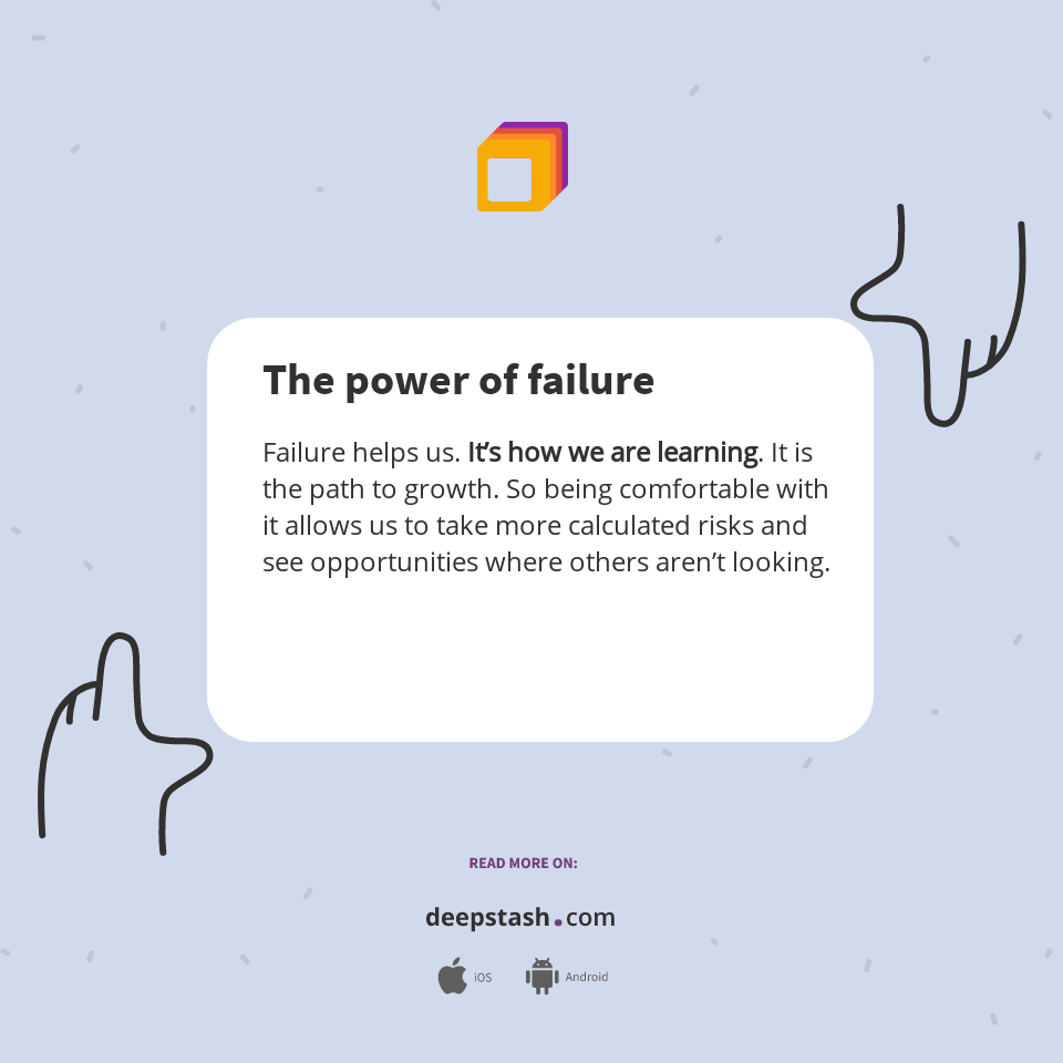 The power of failure - Deepstash