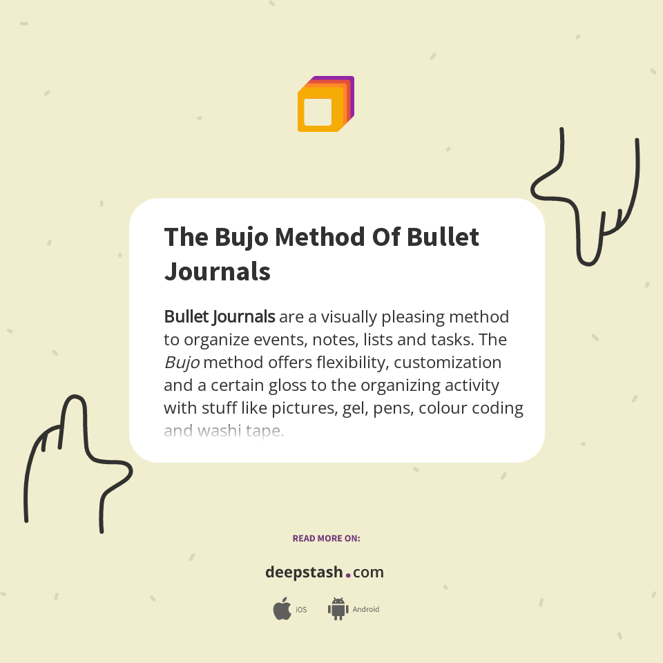 The Bujo Method Of Bullet Journals - Deepstash