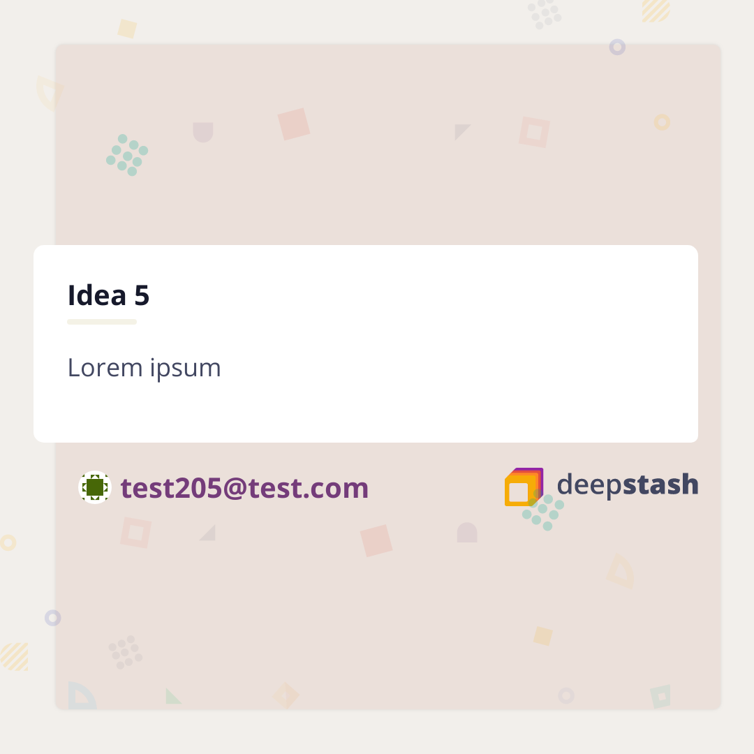 Idea 5 - Deepstash
