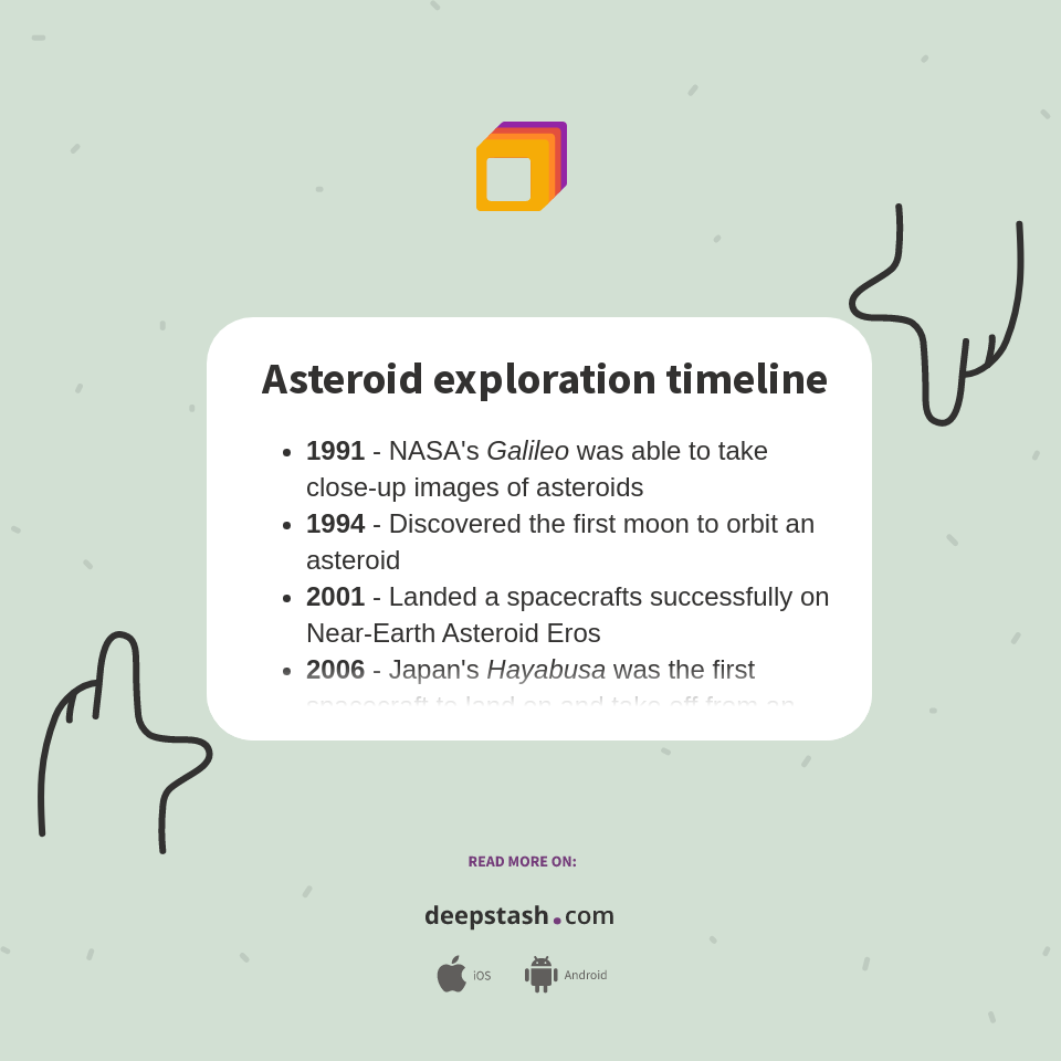 Asteroid exploration timeline - Deepstash