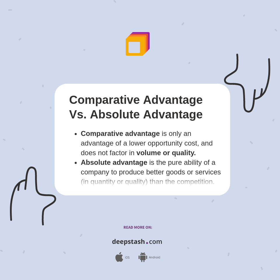 Comparative Advantage Vs. Absolute Advantage - Deepstash