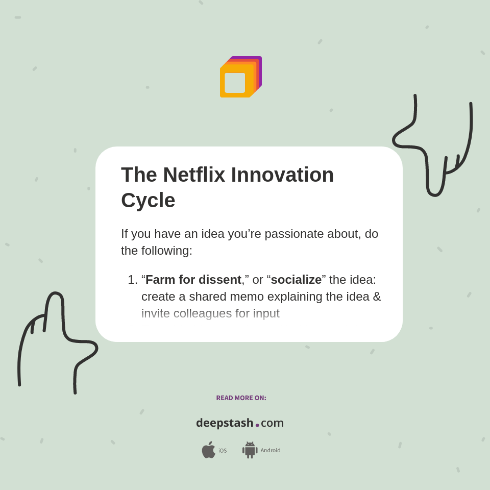 The Netflix Innovation Cycle - Deepstash