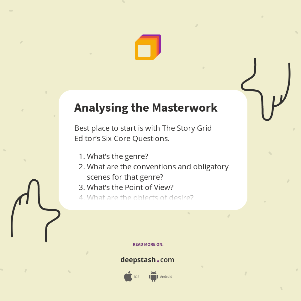 Analysing the Masterwork - Deepstash