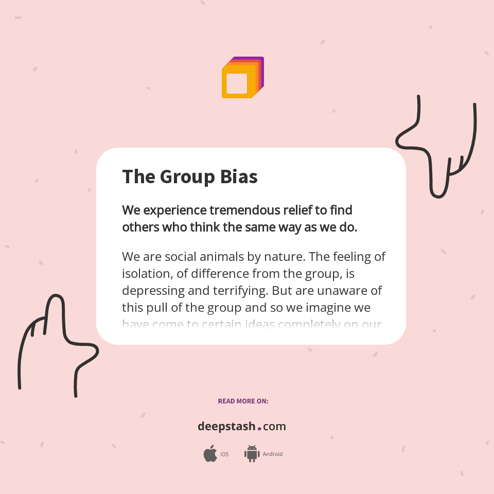 The Group Bias - Deepstash