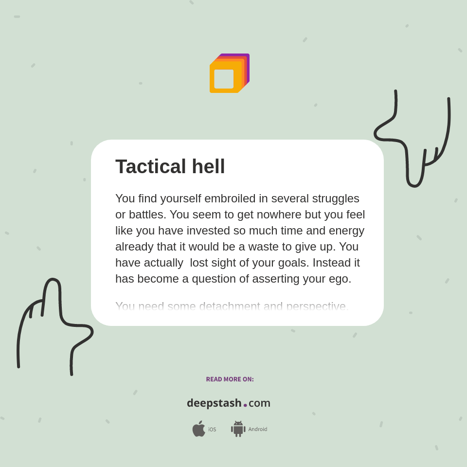 Tactical hell - Deepstash