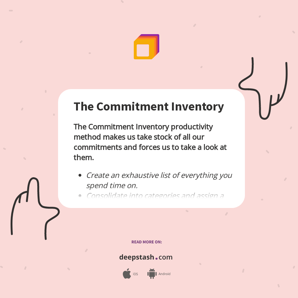 The Commitment Inventory - Deepstash