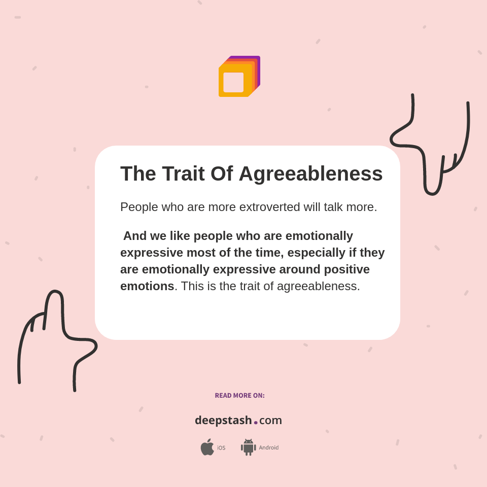 The Trait Of Agreeableness - Deepstash