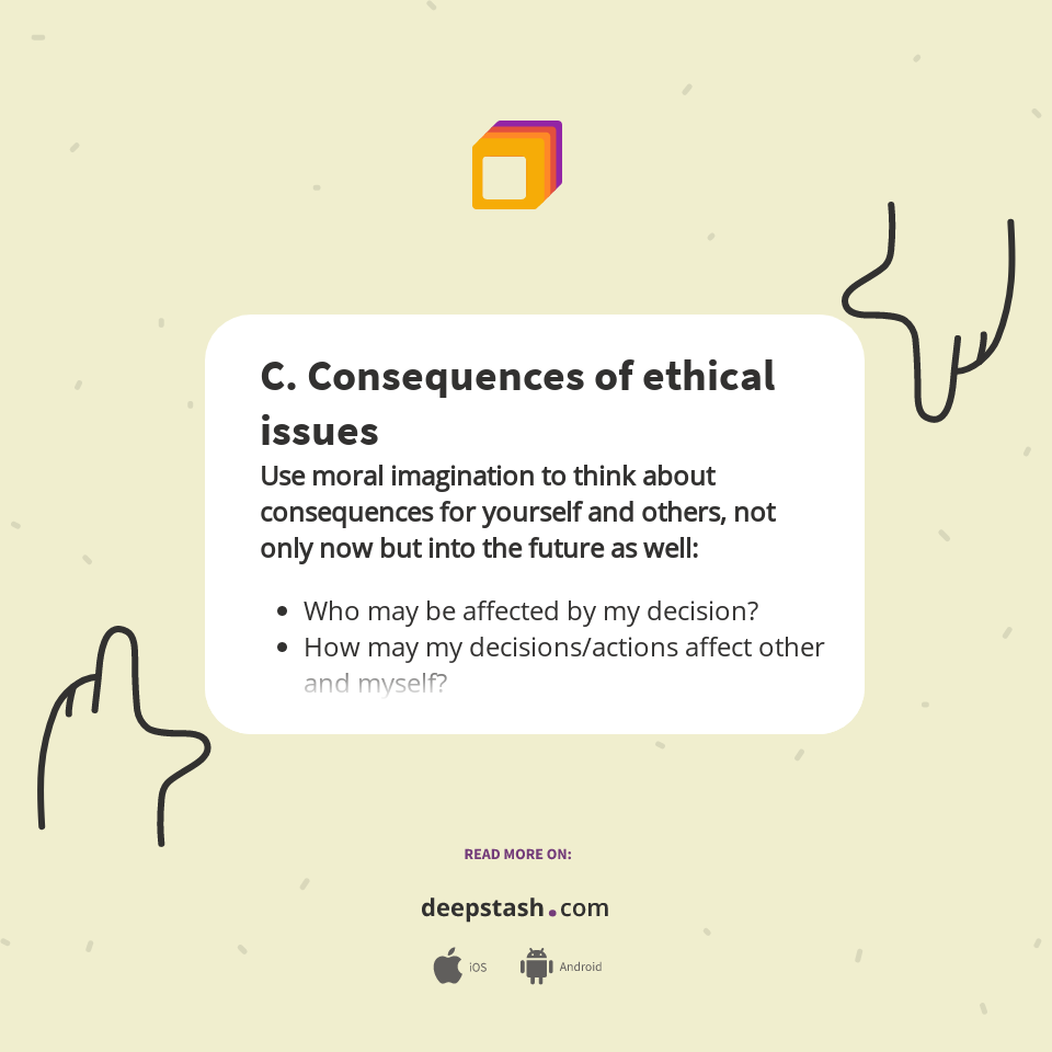 C. Consequences of ethical issues - Deepstash
