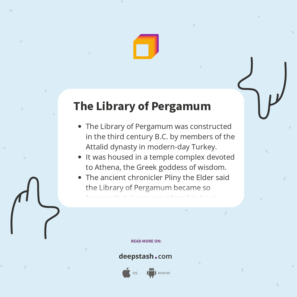 The Library of Pergamum - Deepstash