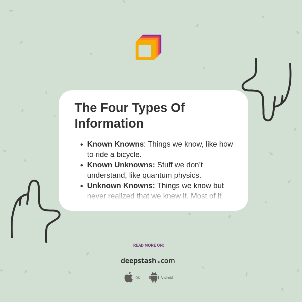 The Four Types Of Information - Deepstash