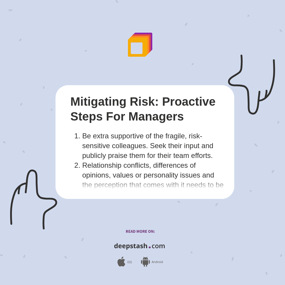 Mitigating Risk: Proactive Steps For Managers - Deepstash