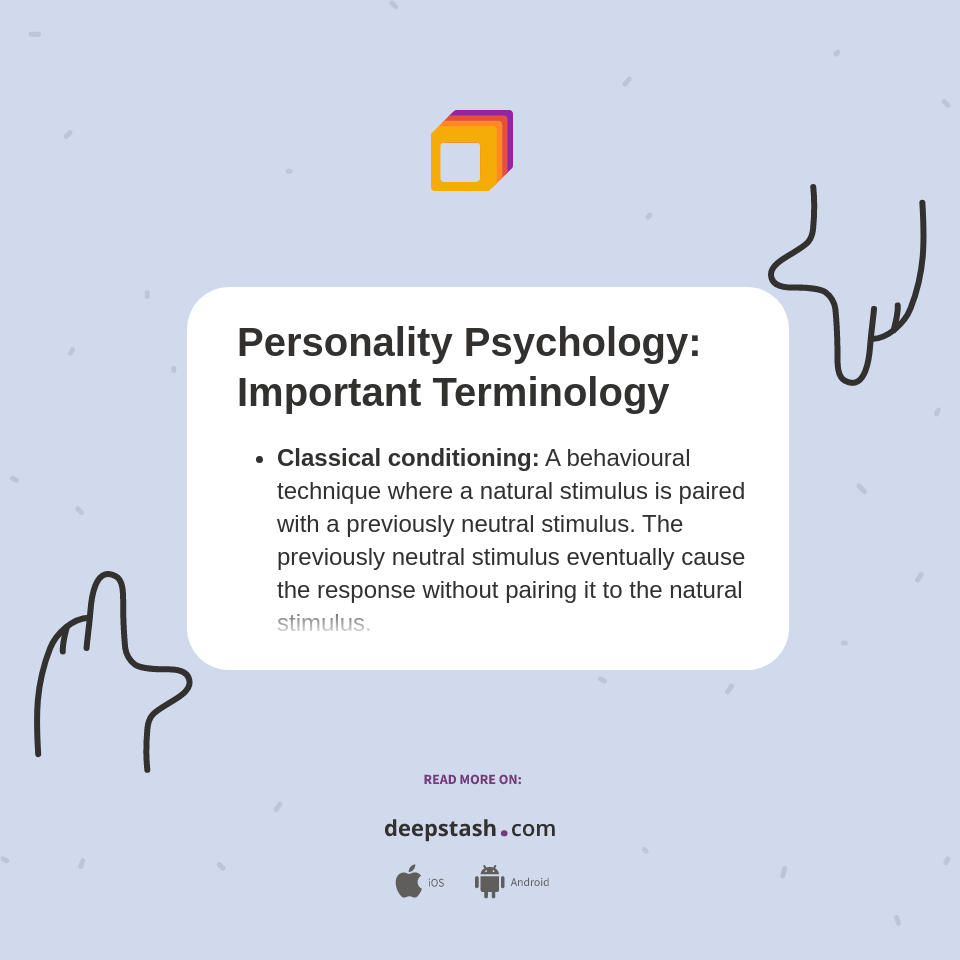 Personality Psychology: Important Terminology - Deepstash