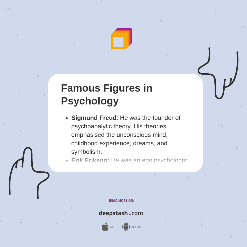 Famous Figures in Psychology - Deepstash